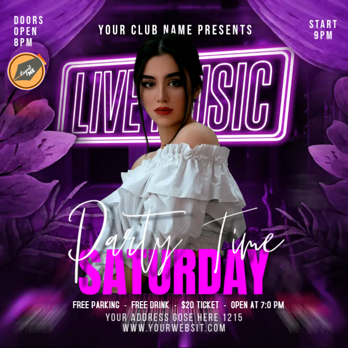 Live Music Ads Template | PosterMyWall