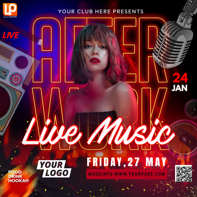 Live Music Concert Template | PosterMyWall