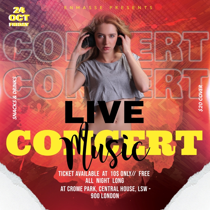 Copy of Live Music Concert | PosterMyWall