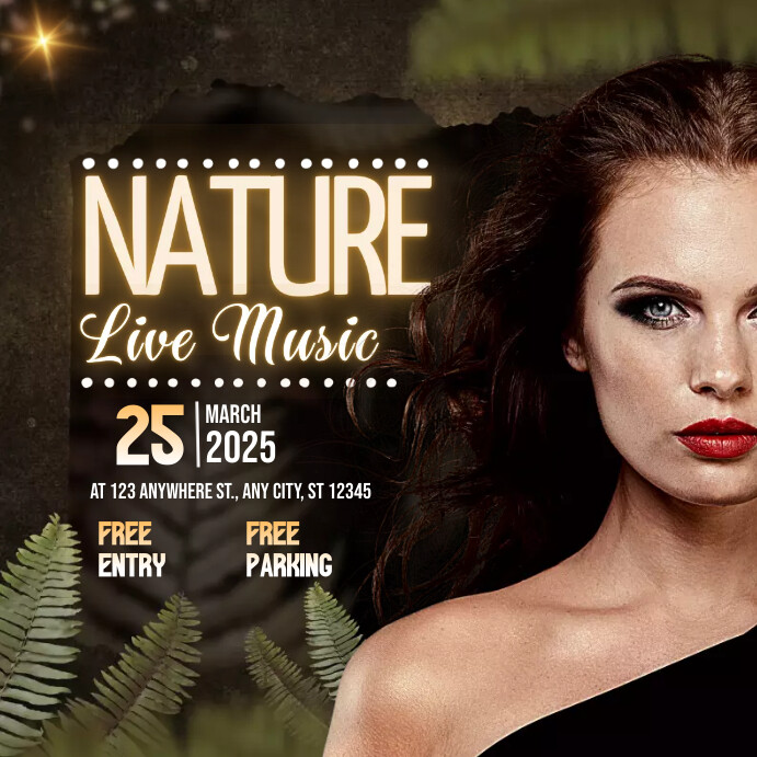 Live Music Concert Flyer Template | PosterMyWall