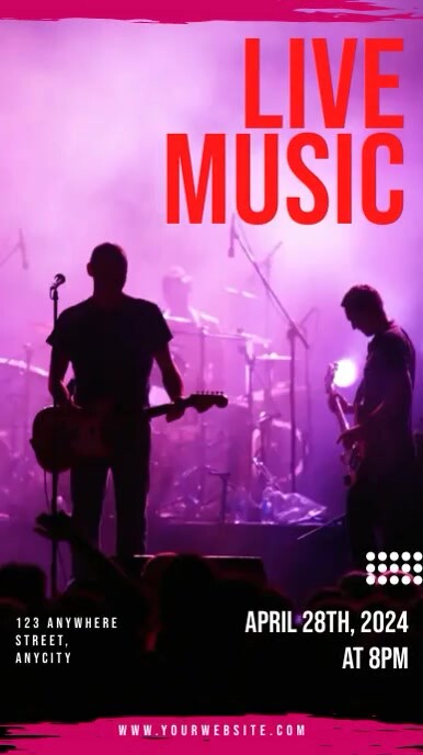 Live Music Template | PosterMyWall