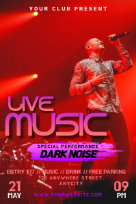 Live Music Template | PosterMyWall
