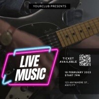 Live Music Template | PosterMyWall