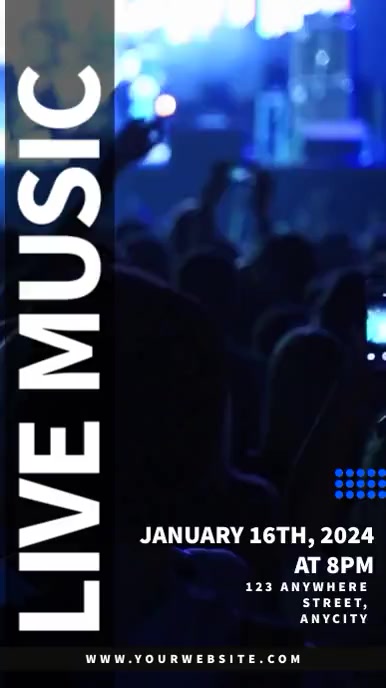 Live Music Template | PosterMyWall