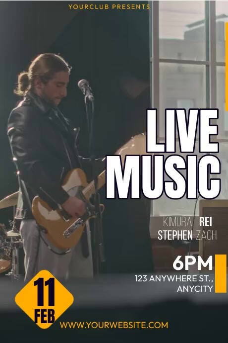 Copy of Live Music | PosterMyWall