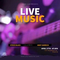 Live Music Template | PosterMyWall