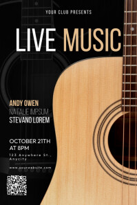 Live Music Template | PosterMyWall