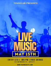 Live Music Template | PosterMyWall