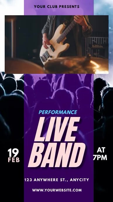 Live Music Template | PosterMyWall