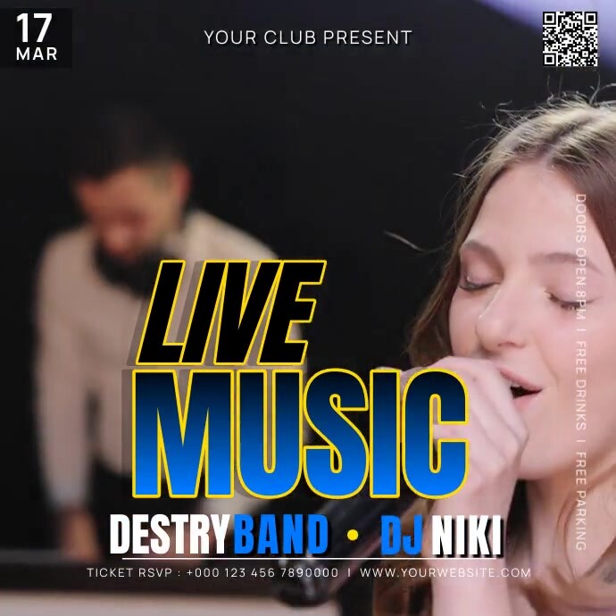 Live Music Template | PosterMyWall