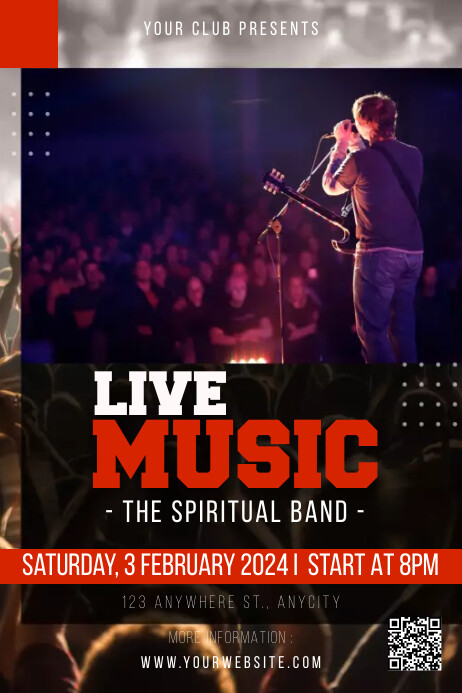Live Music Template | PosterMyWall