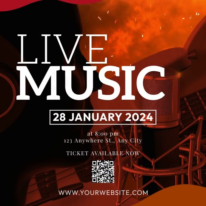 Copy of Live Music | PosterMyWall