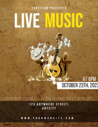 Live Music Template | PosterMyWall