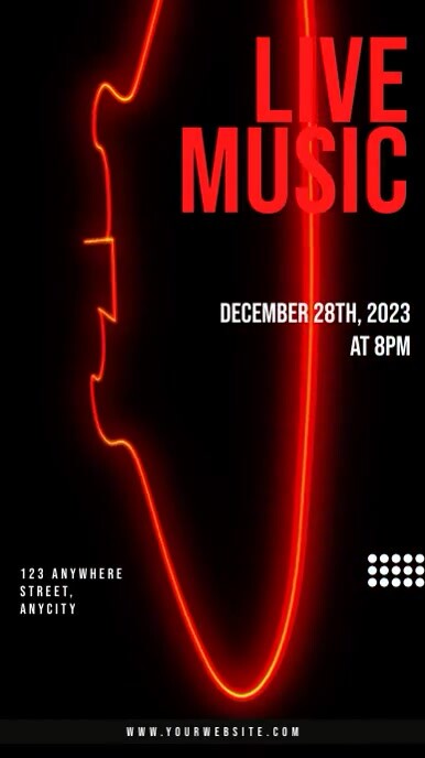 Live Music Template | PosterMyWall