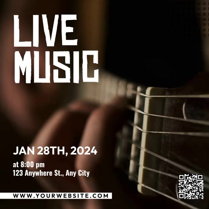 Live Music Template | PosterMyWall