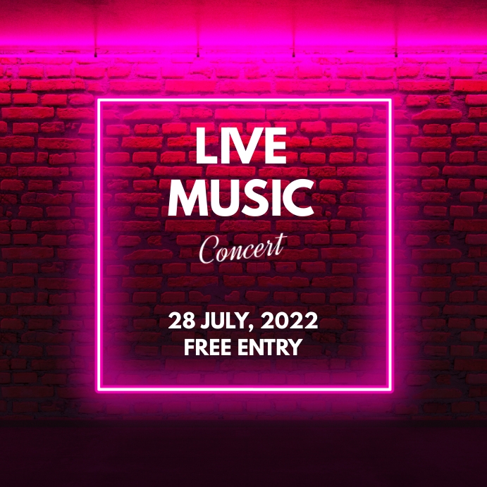 Live Music Template | PosterMyWall