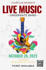 Live Music Template | PosterMyWall