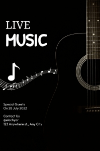 Live Music Template | PosterMyWall