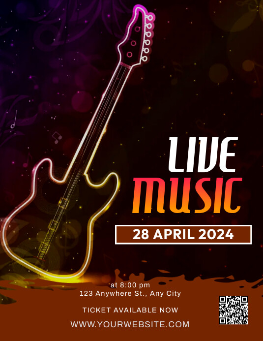 Live Music Templat | PosterMyWall