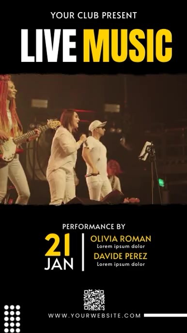 Live Music Template | PosterMyWall