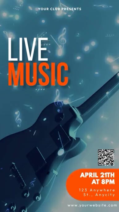 Live Music Template | PosterMyWall