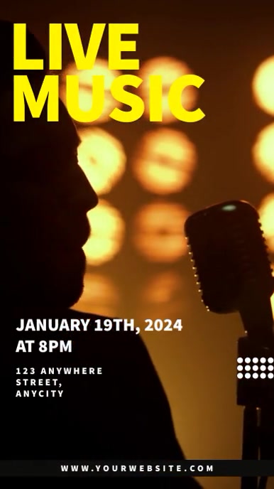 Live Music Template | PosterMyWall