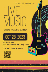 Live Music Template | PosterMyWall