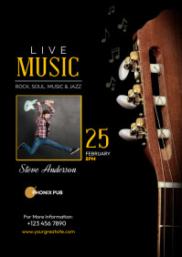 Live Music Poster Template | PosterMyWall