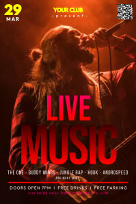 Live Music Template | PosterMyWall