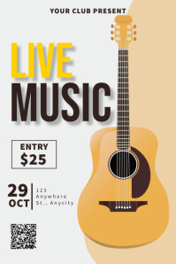 Live Music Template | PosterMyWall