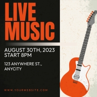 Live Music Template | PosterMyWall