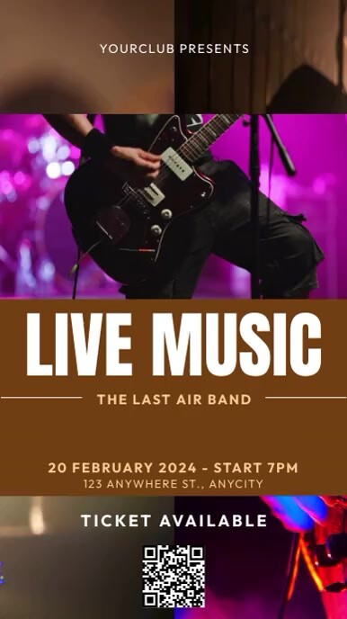 Live Music Template | PosterMyWall