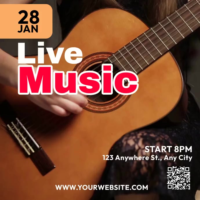 Live Music Template | PosterMyWall