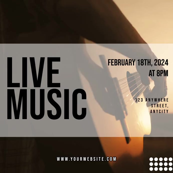 Live Music Template | PosterMyWall