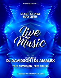 Live Music Flyer Template | PosterMyWall