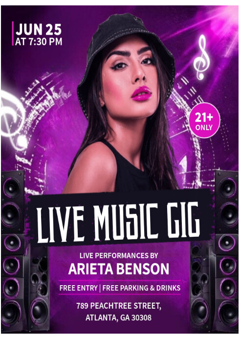 Copy of Live Music Gig | PosterMyWall