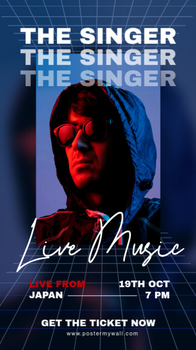 Live Music Instagram Story Template | PosterMyWall
