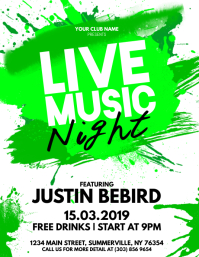 Live Performance Template | PosterMyWall