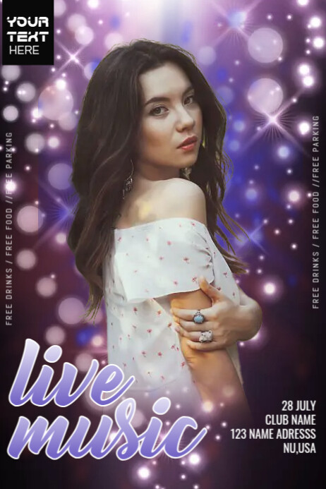 Live Music Party Template | PosterMyWall