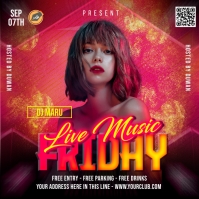 Live Music Party Tonight Poster Template | PosterMyWall