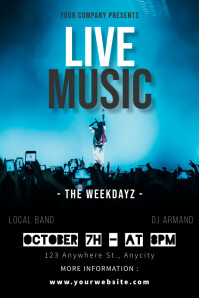 Live Music Template | PosterMyWall