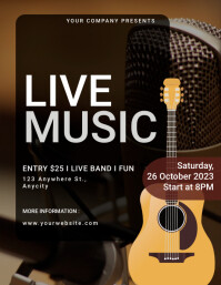 Live Music Template | PosterMyWall