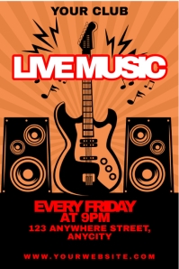 Live Music Festival Template | PosterMyWall