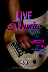 Live Music Template | PosterMyWall