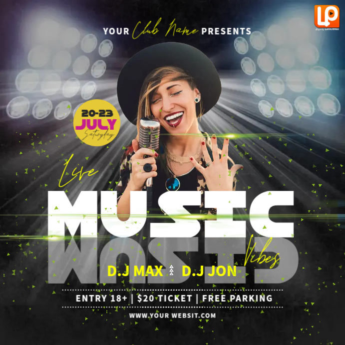 Live Music Template | PosterMyWall