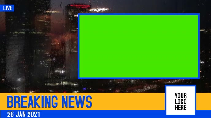 Live News Video Template youtube | PosterMyWall