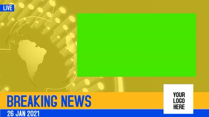 Live News Video Template youtube | PosterMyWall