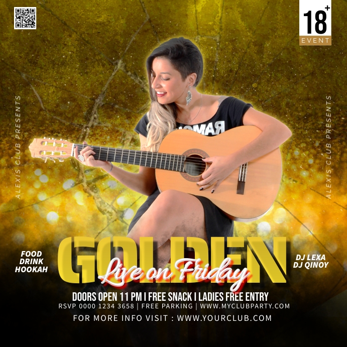 Live Party Ads Template | PosterMyWall