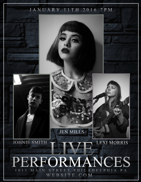 Live Performance Template | PosterMyWall