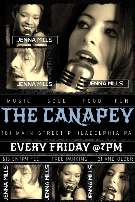 Live performance Template | PosterMyWall